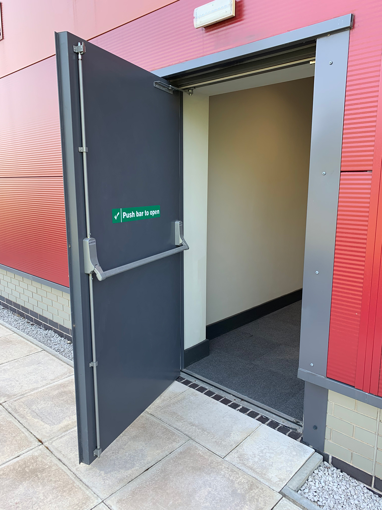 OUTA-DOR Steel Hinged Door | Pearson Industrial Doors